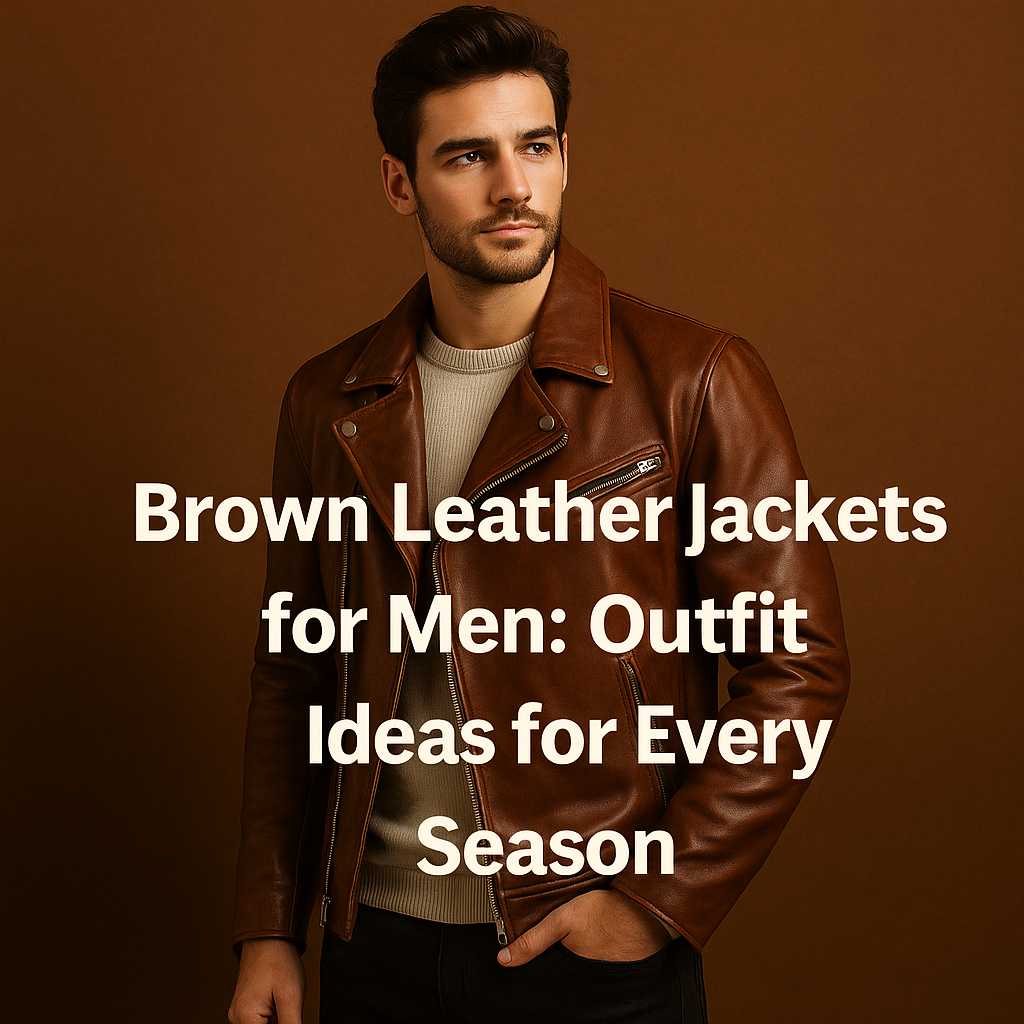 Brown Leather Jackets for Men: Outfit Ideas for Every Season – Lux ...