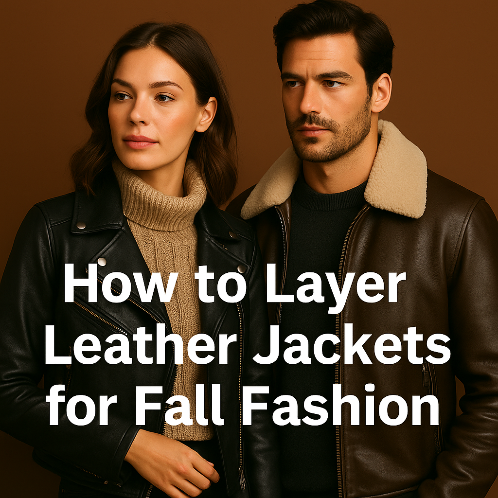 How to Layer Leather Jackets for Fall Fashion? – Lux Leather USA