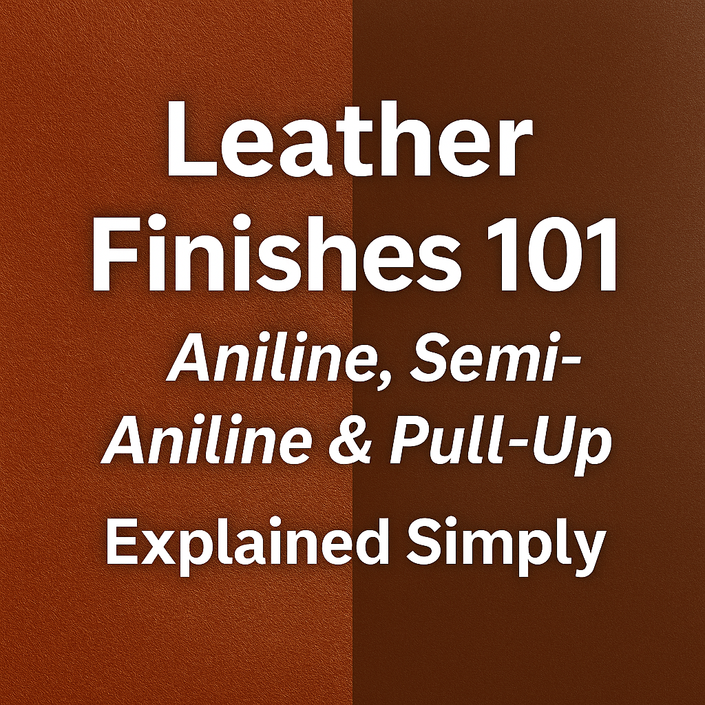 Leather Finishes 101 — Aniline, Semi-Aniline & Pull-Up Explained S ...