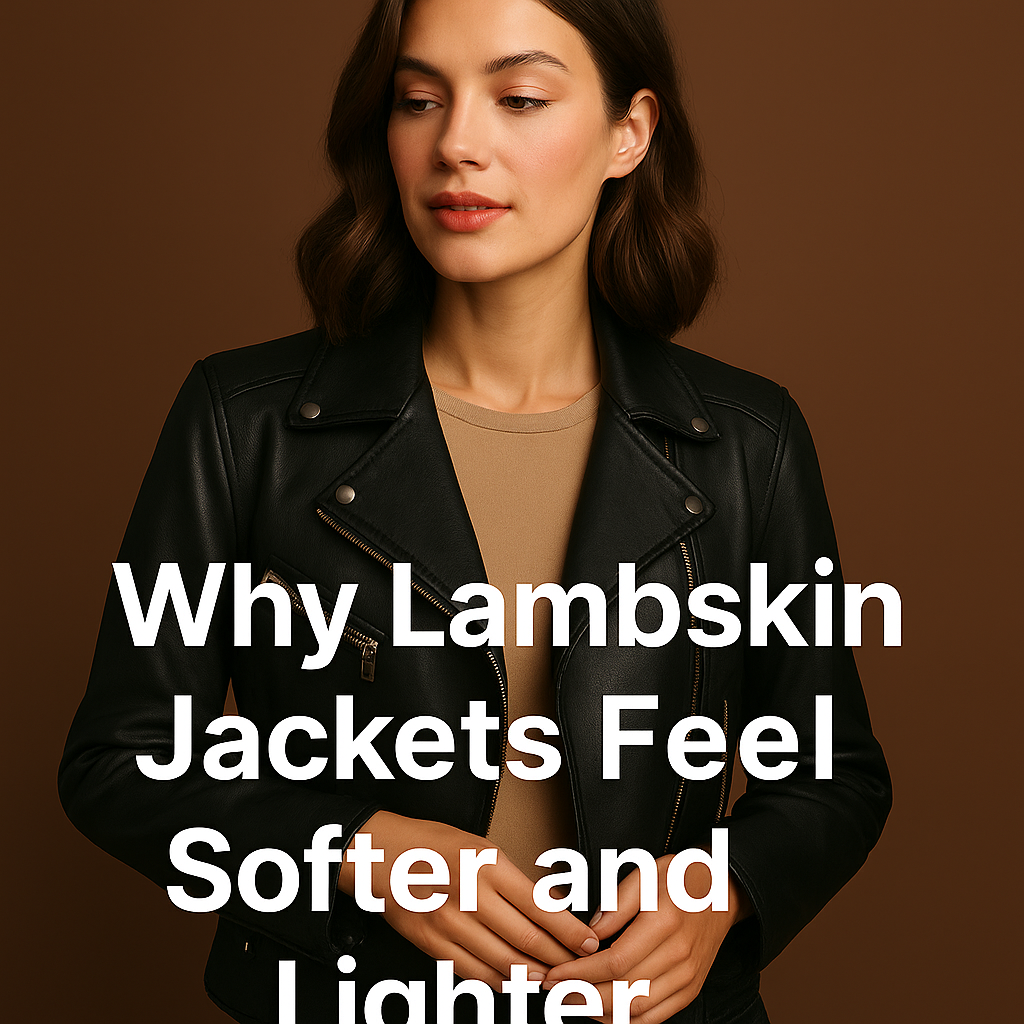 Why Lambskin Jackets Feel Softer and Lighter? – Lux Leather USA